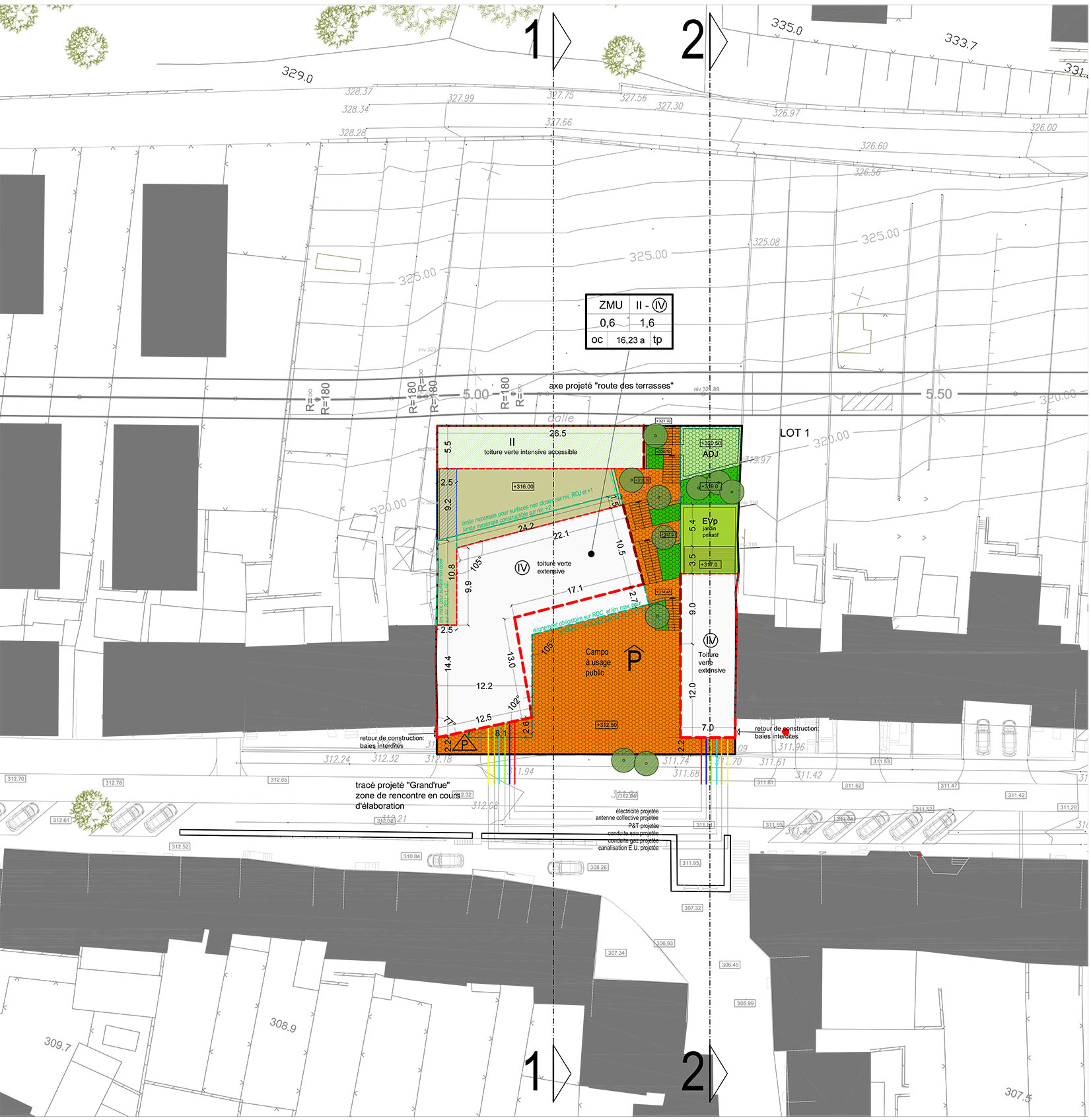 Differdange - Terrasses de la ville – PAP 3 | Jim Clemes Associates